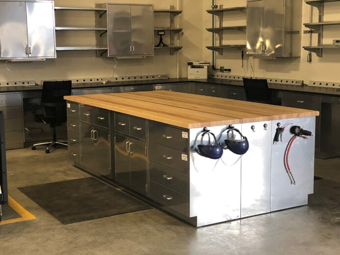 Butcher Block Workbench Tops for Technical & Industrial Use